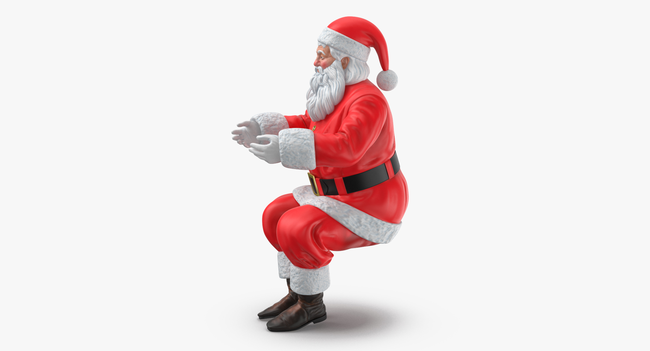 3D santa poses - TurboSquid 1242506