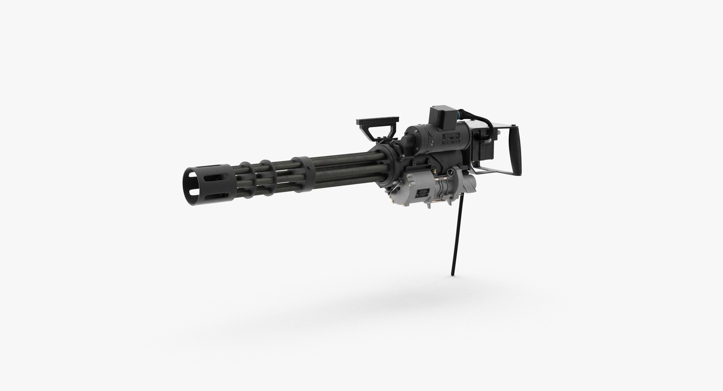 3D m134 minigun - TurboSquid 1242541