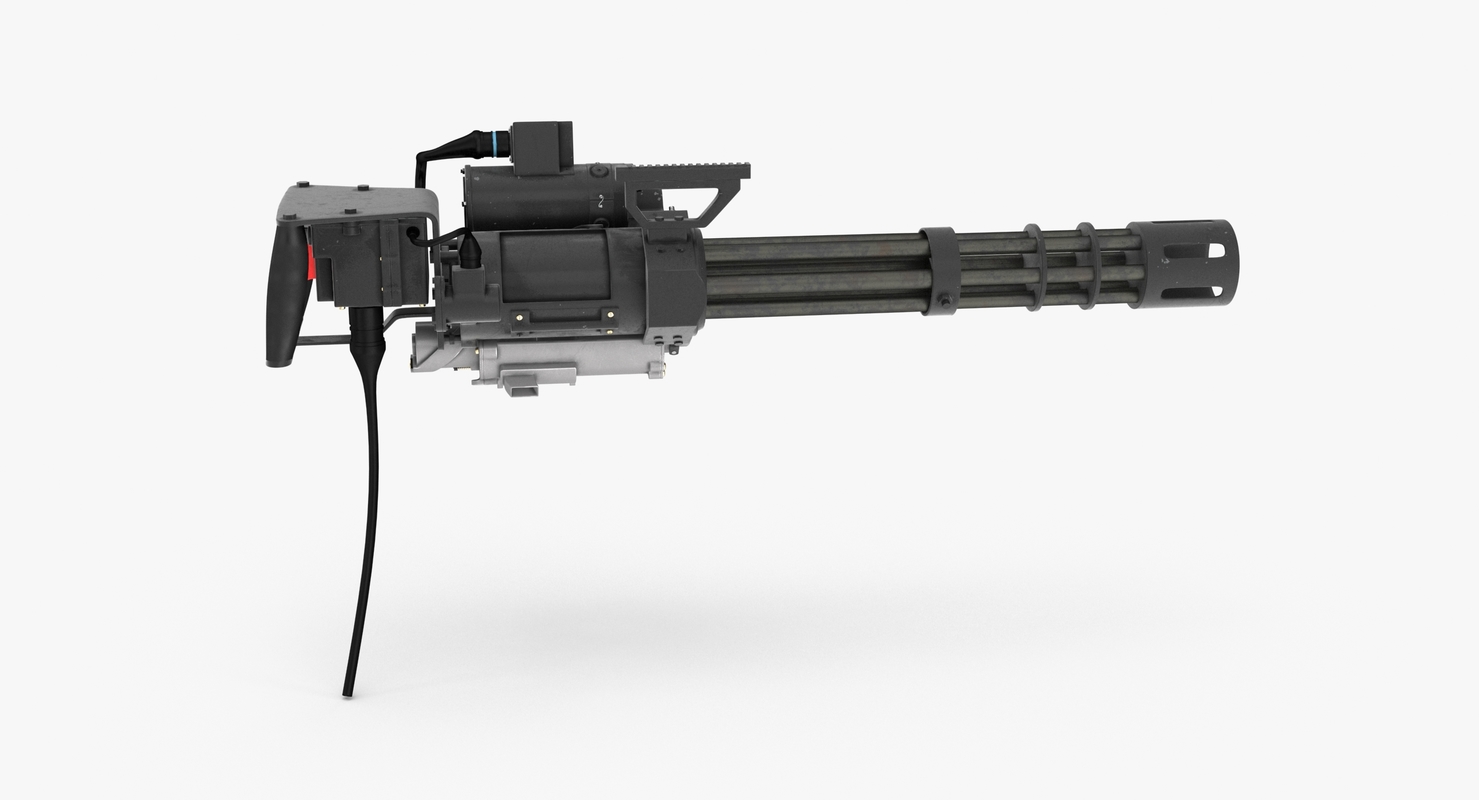 3D m134 minigun - TurboSquid 1242541