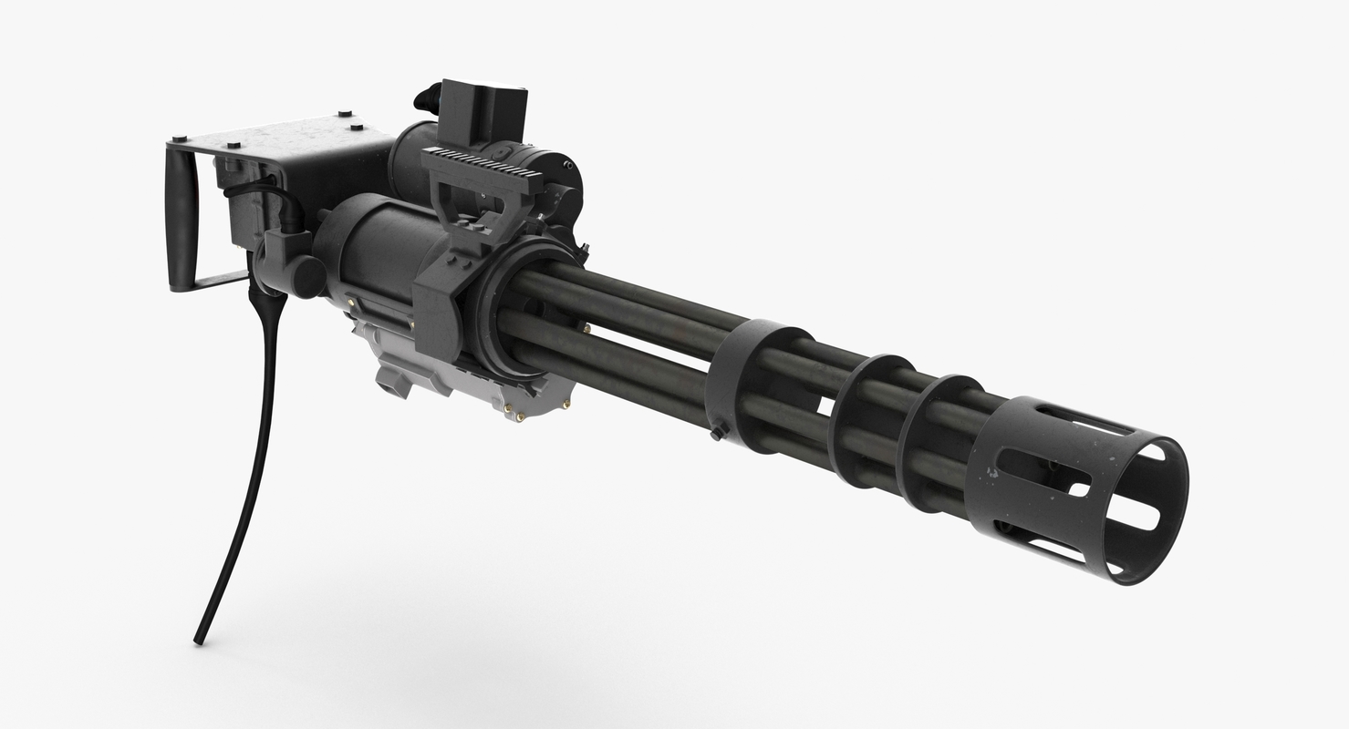 3D m134 minigun - TurboSquid 1242541