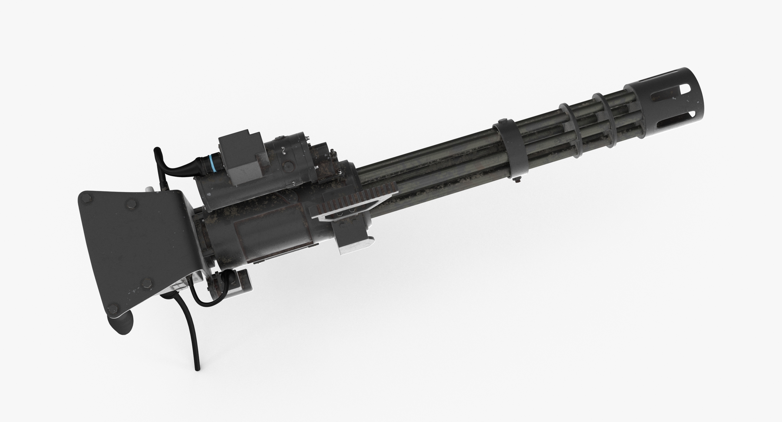 3D m134 minigun - TurboSquid 1242541