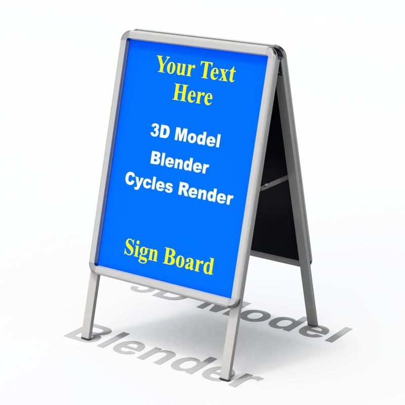 Street sign 3D model - TurboSquid 1242703
