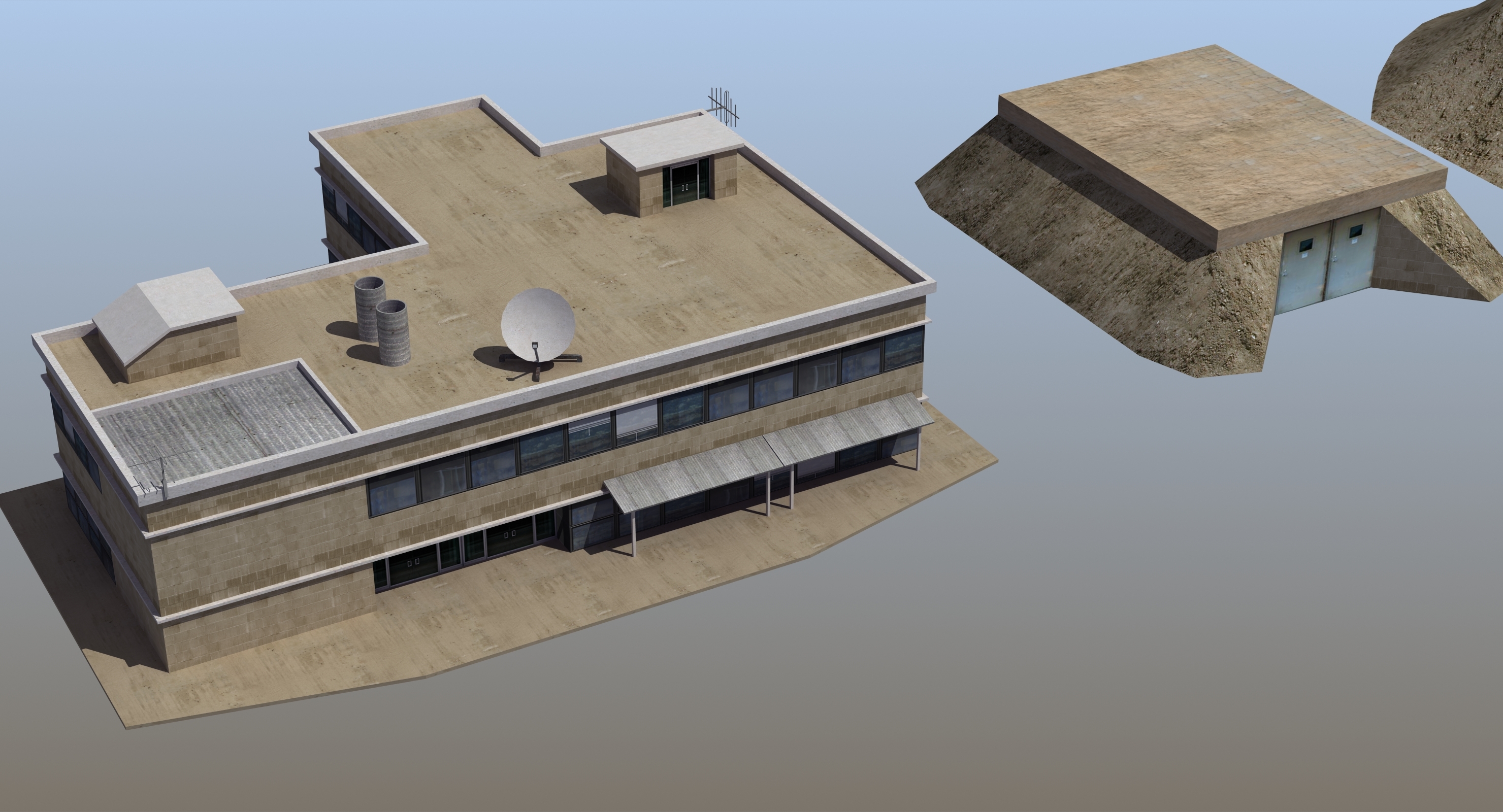 Military infrastructure set02 3D model - TurboSquid 1242795