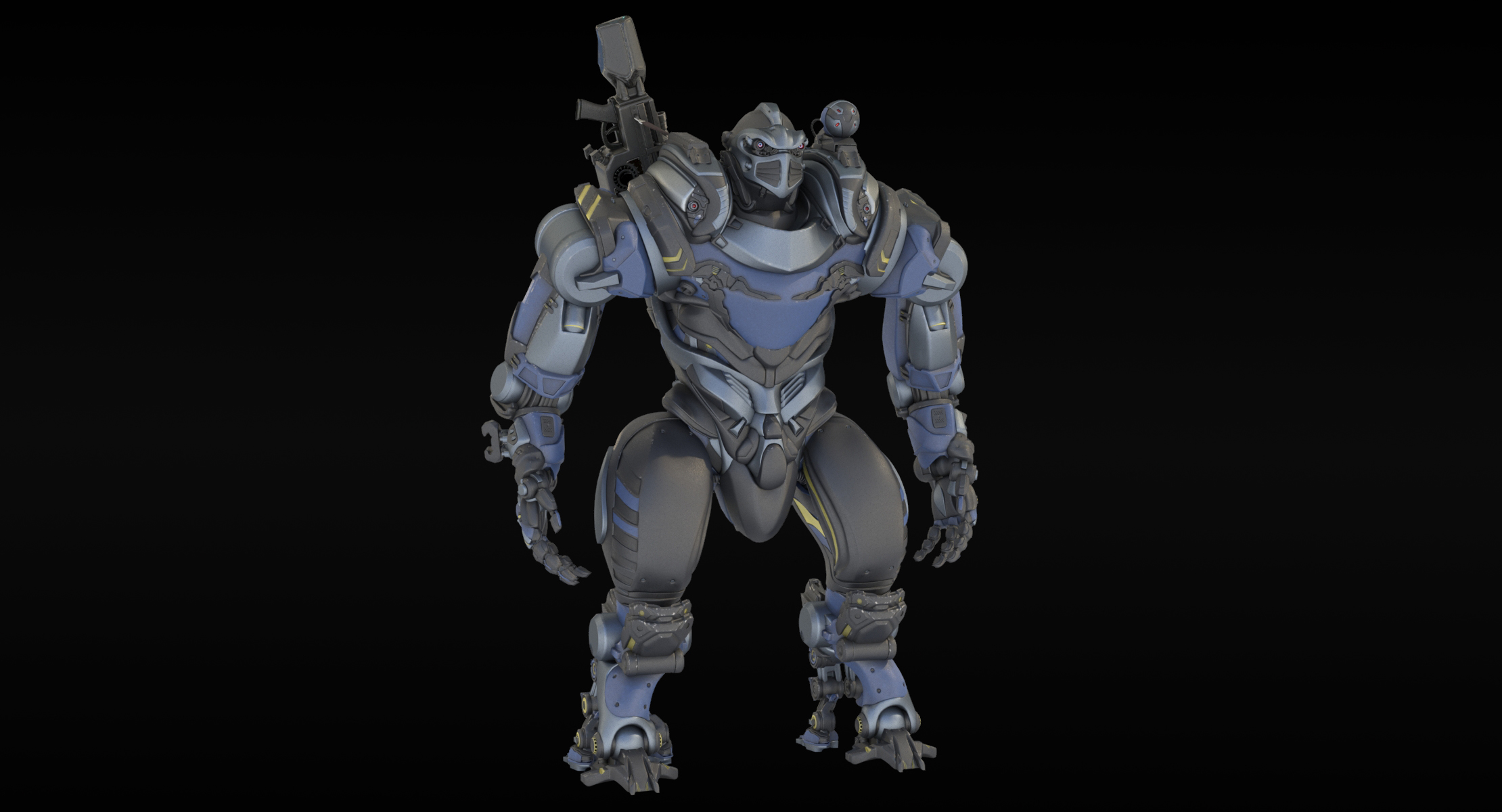 3D mech heavy - TurboSquid 1242882