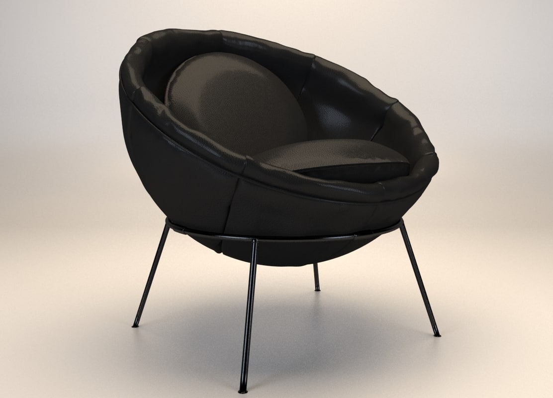 Bowl chair model - TurboSquid 1242949