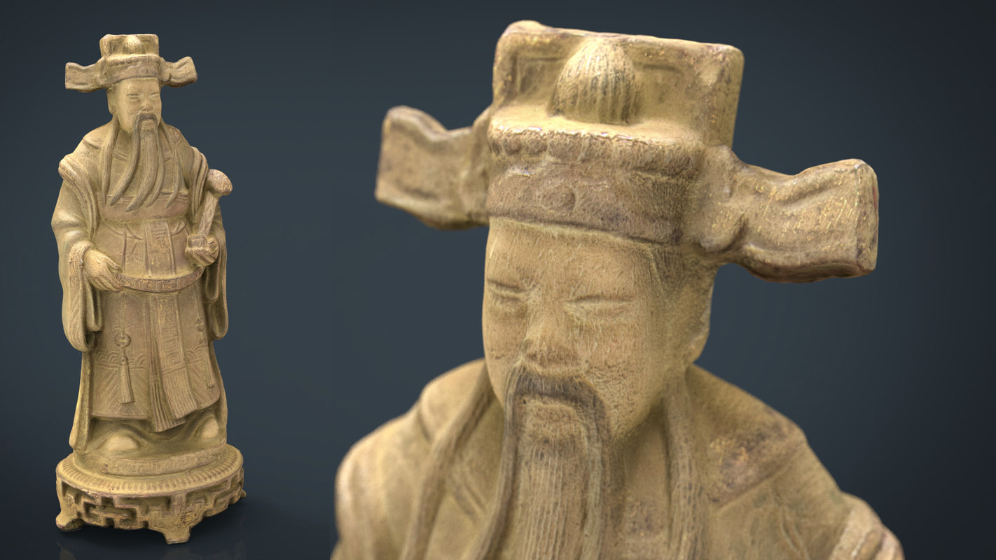 Ancient chinese sculpture 3D - TurboSquid 1243094