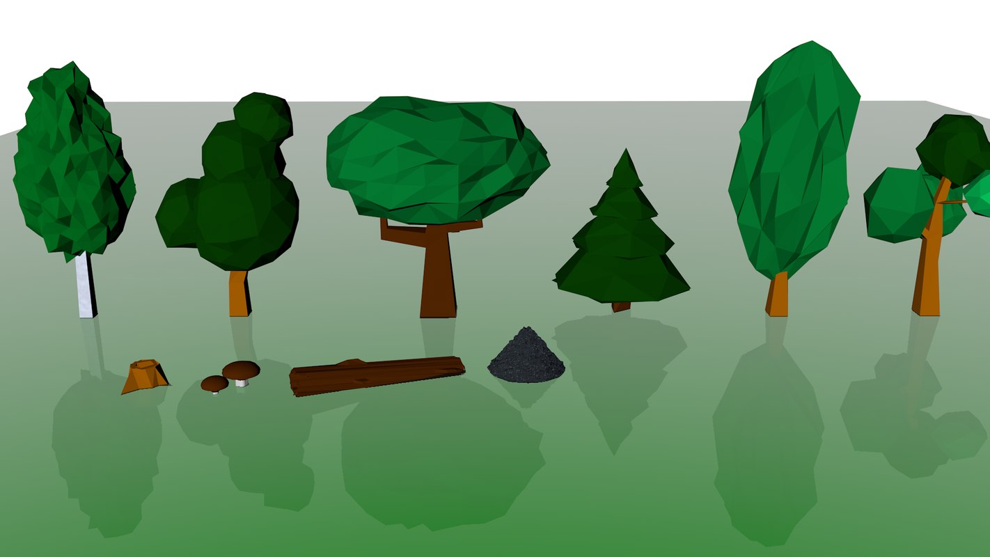 3D elements trees - TurboSquid 1243136
