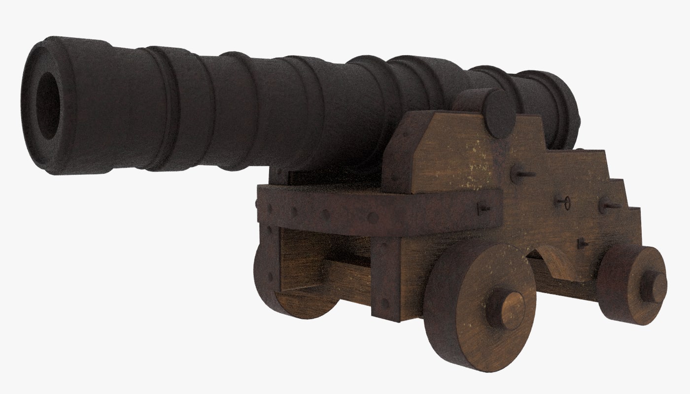 3D cannon fantasy - TurboSquid 1243204