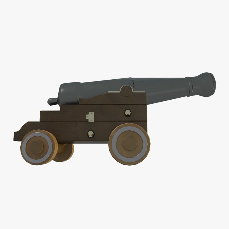 Cannon 3D model - TurboSquid 1243282