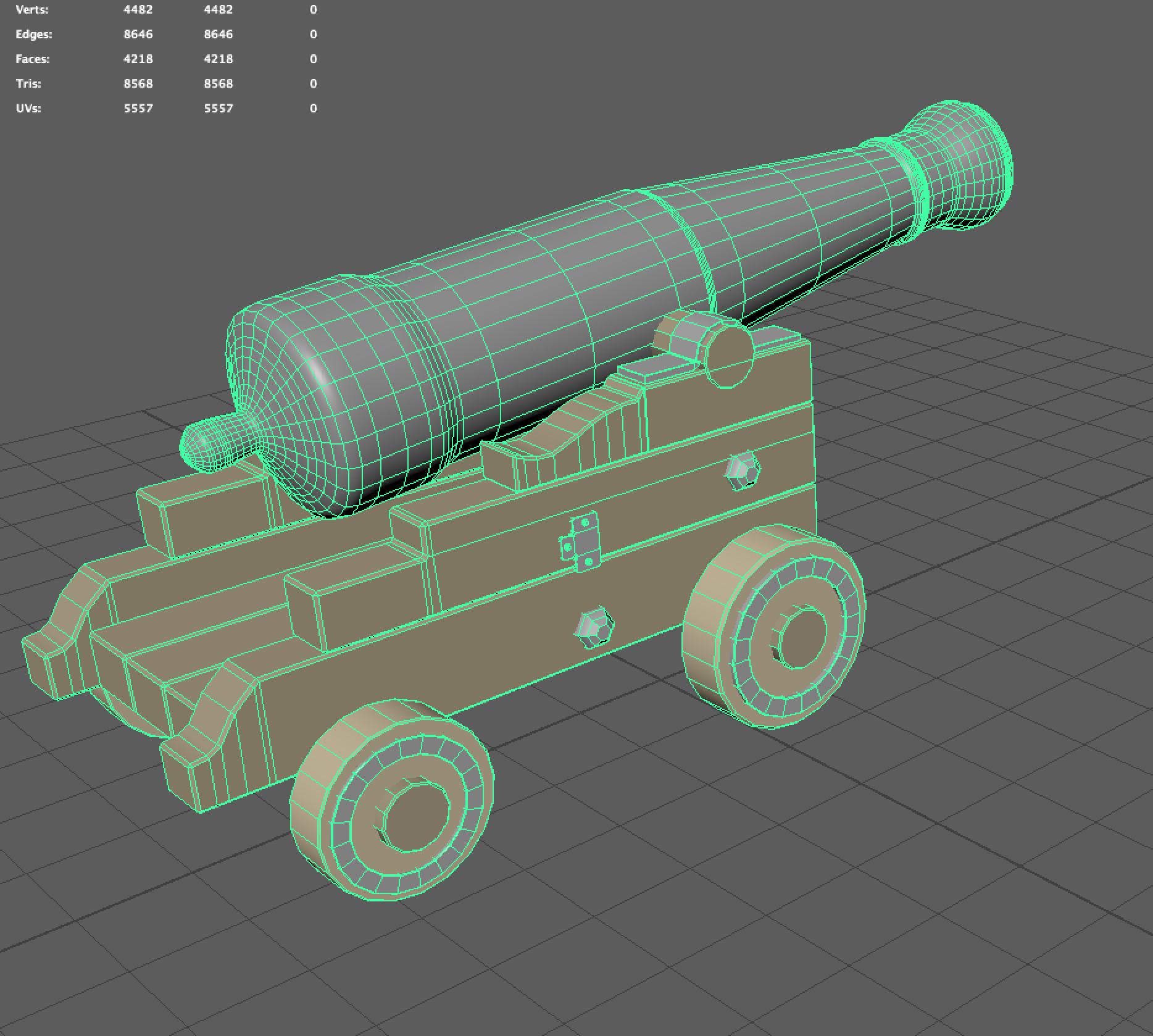 Cannon 3D model - TurboSquid 1243282