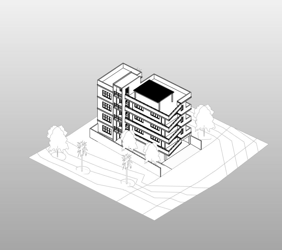 3D revit apartments building - TurboSquid 1243288