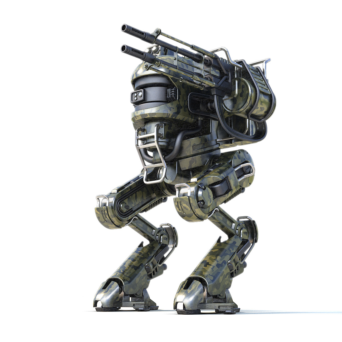 Military robots set 4in1 3D model - TurboSquid 1243361