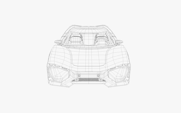 3D concept car design - TurboSquid 1243451