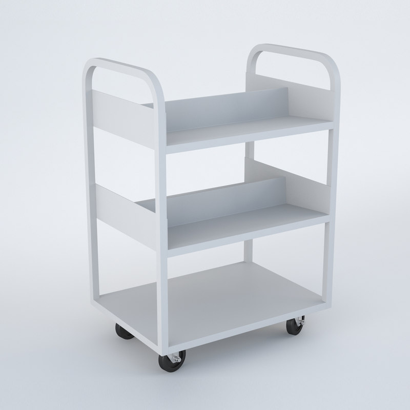 Library trolley 3D model - TurboSquid 1243599