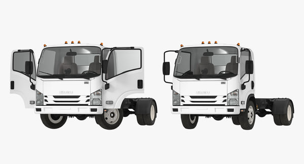 Commercial truck isuzu npr 3D - TurboSquid 1243736