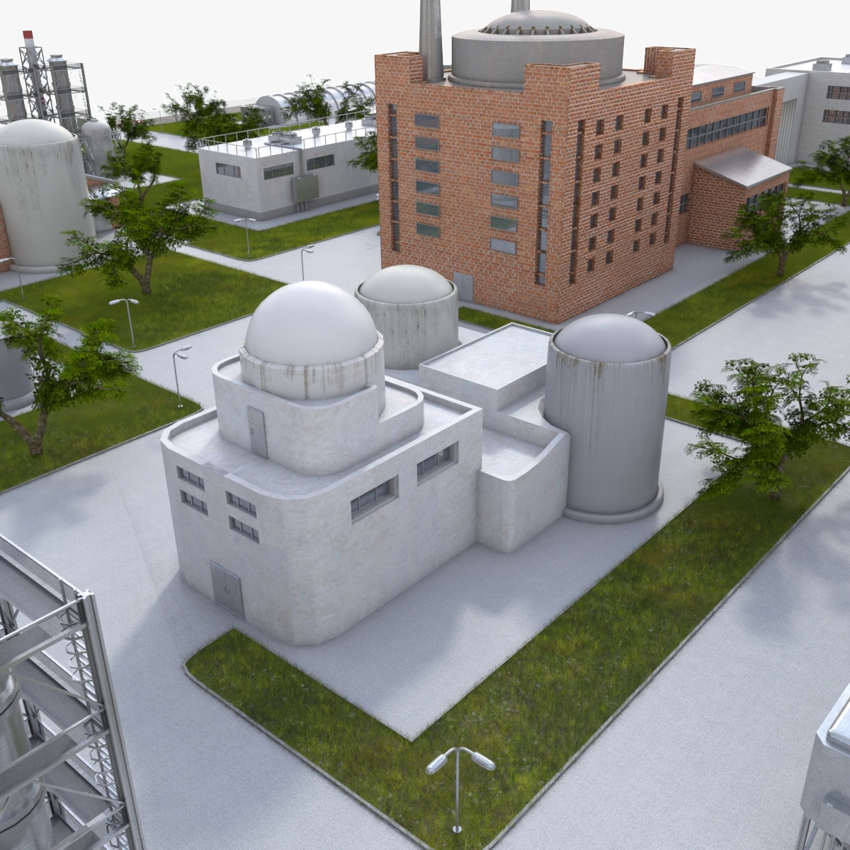3D industrial factory model - TurboSquid 1243769