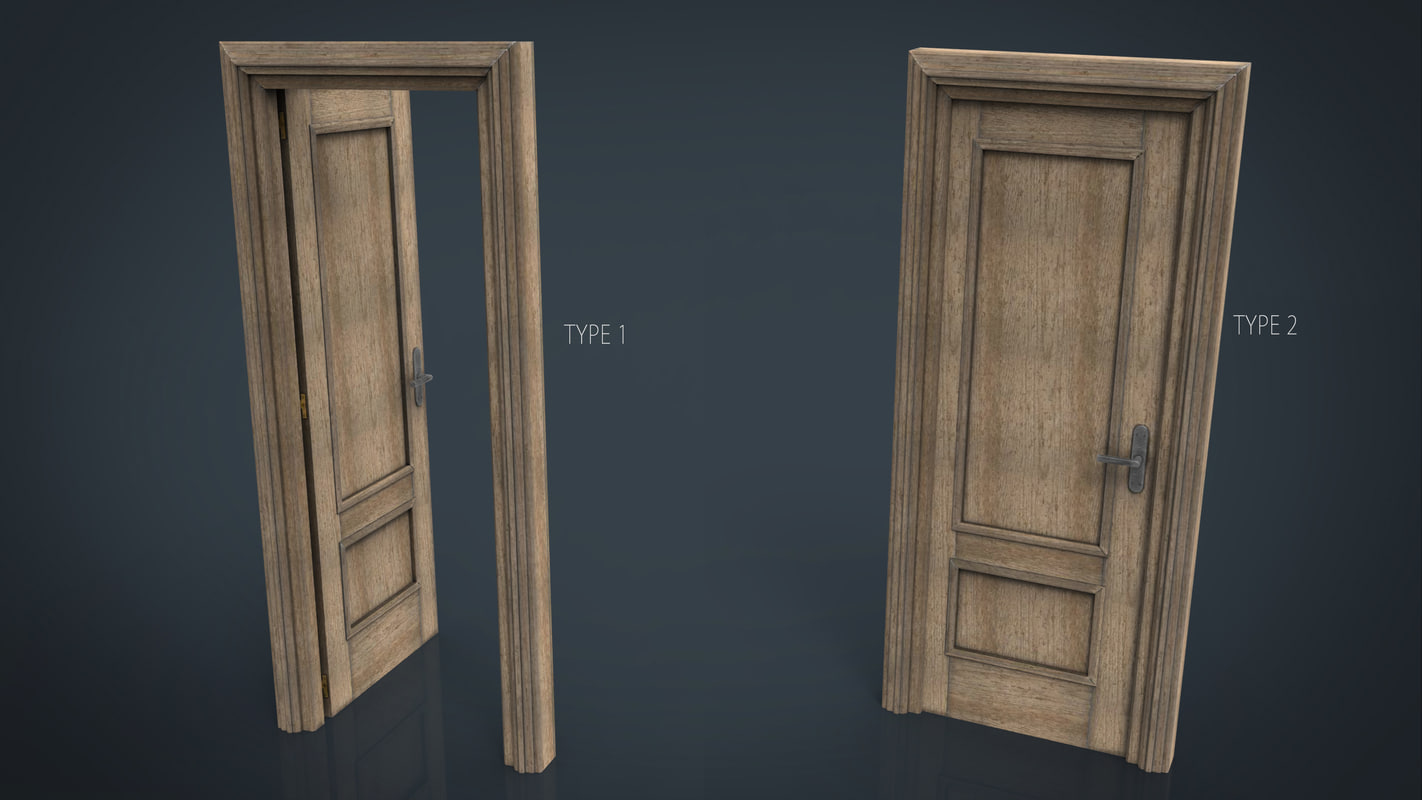 3D interior door model - TurboSquid 1243972