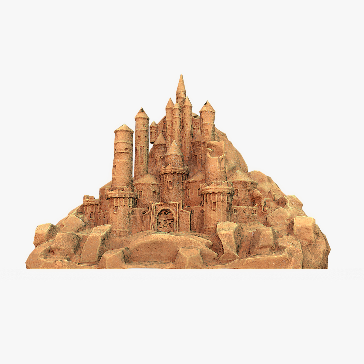 3D sand castle pbr model - TurboSquid 1244023