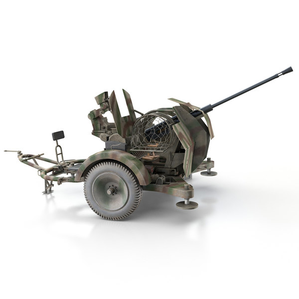 2cm flak 38 sd 3D model - TurboSquid 1244102
