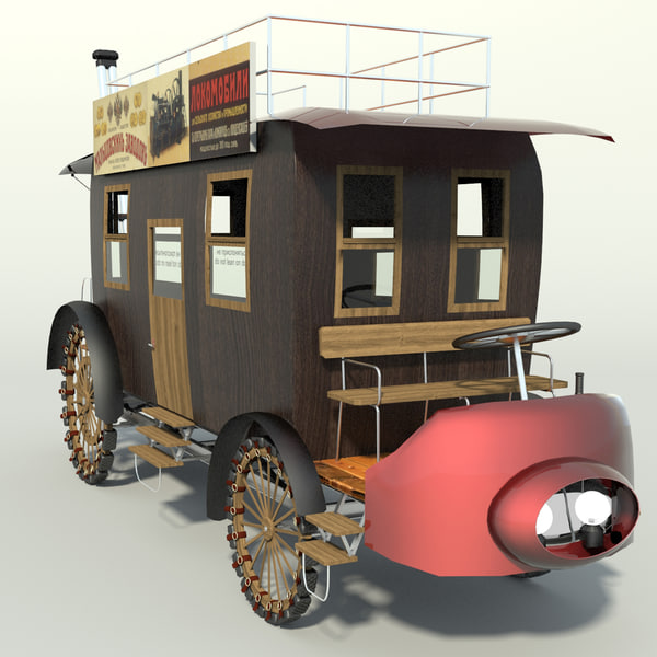 Stagecoach steam engine 3D model - TurboSquid 1244173