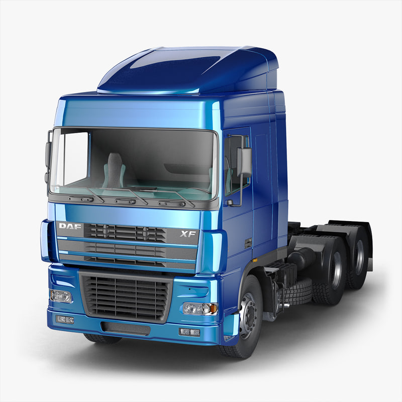 Truck daf xf 95 3D - TurboSquid 1244199
