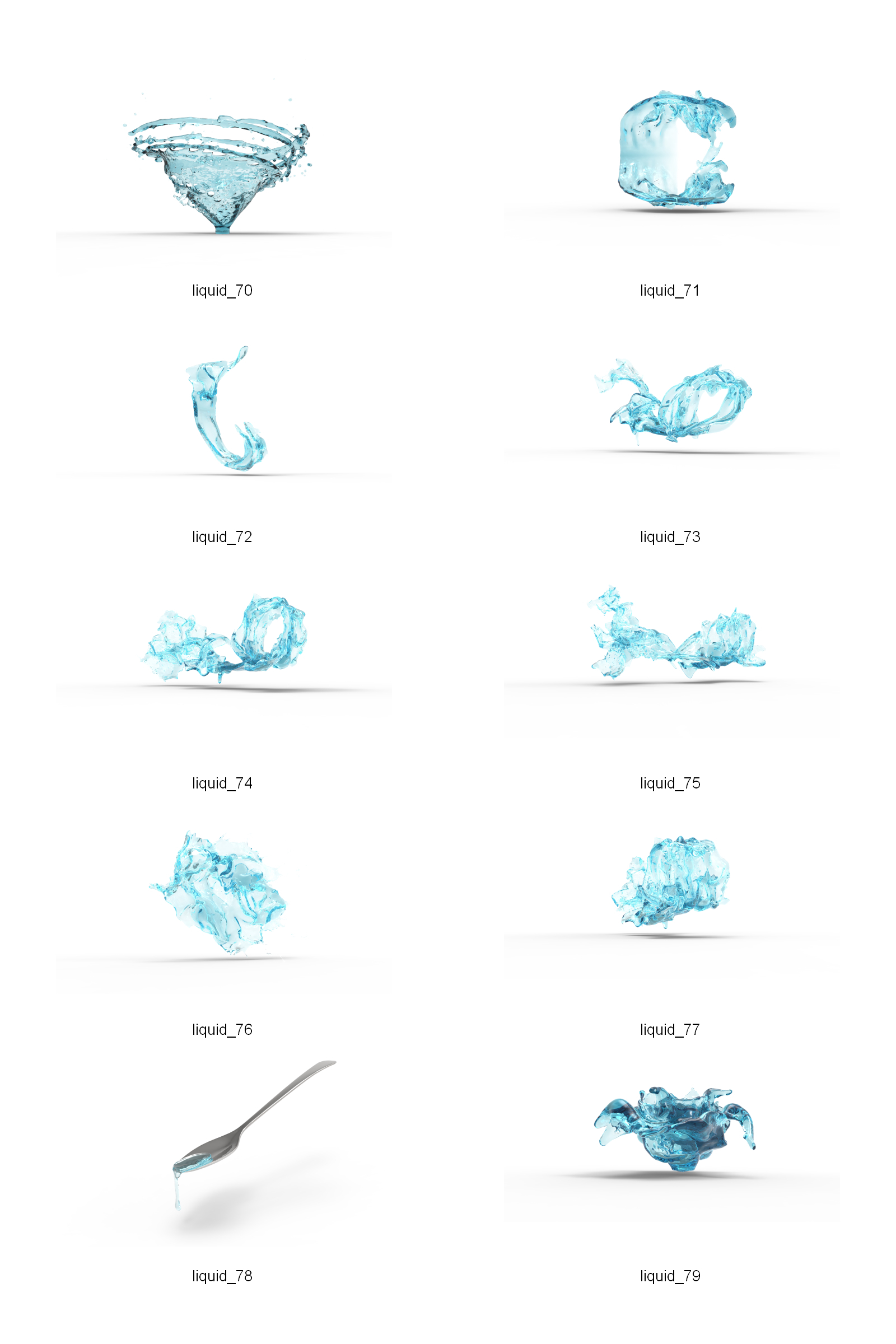 3D model liquid effects vol 2 - TurboSquid 1244218