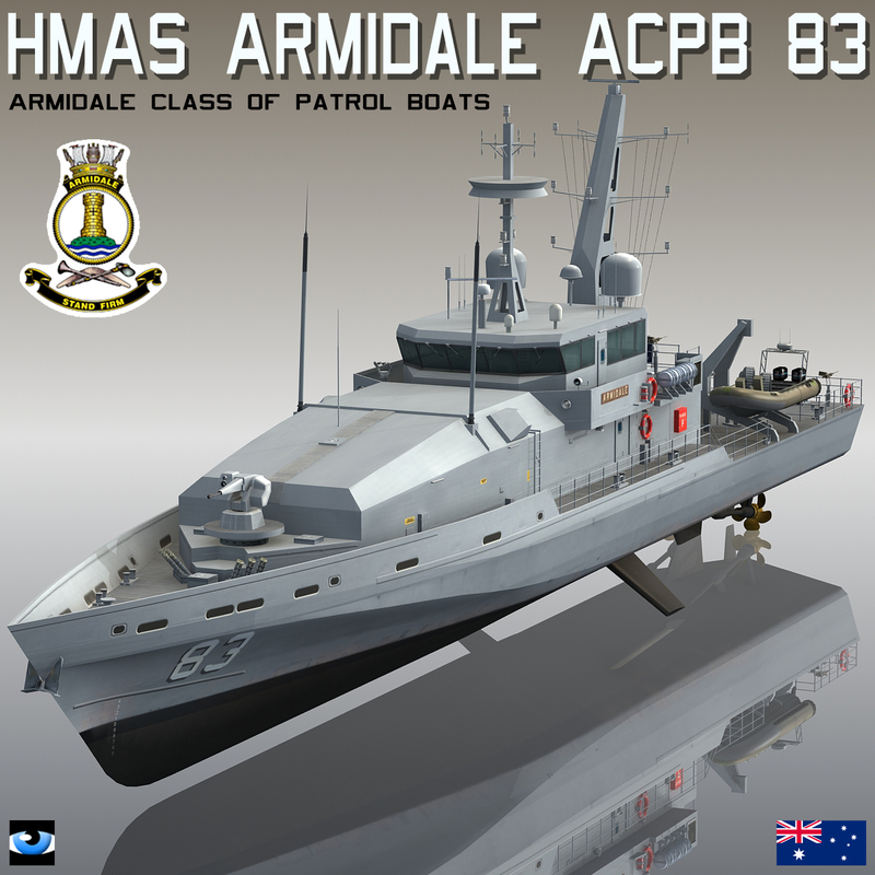 Hmas armidale acpb 83 3D - TurboSquid 1244396