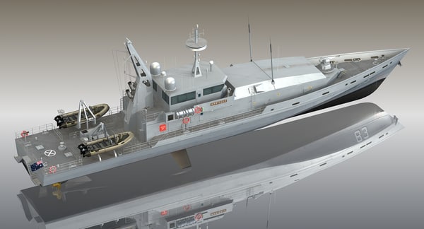 Hmas armidale acpb 83 3D - TurboSquid 1244396