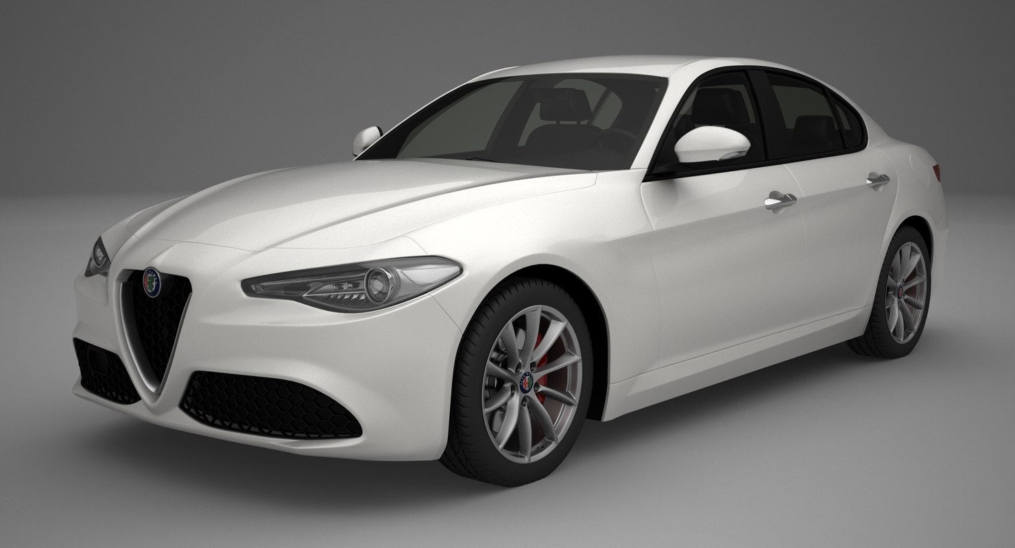 Alfa romeo giulia 2018 3D model - TurboSquid 1244452