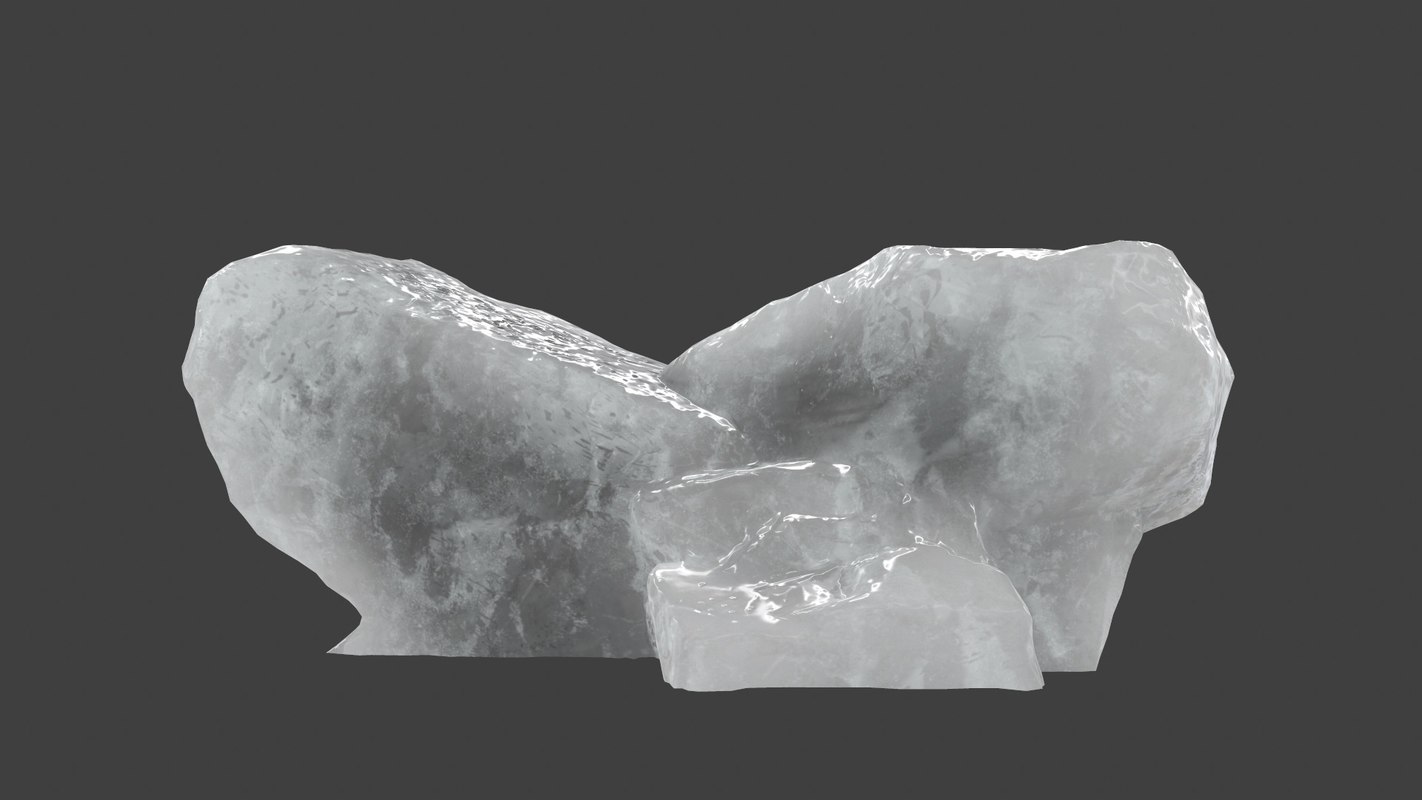 3D ice rocks - TurboSquid 1244752