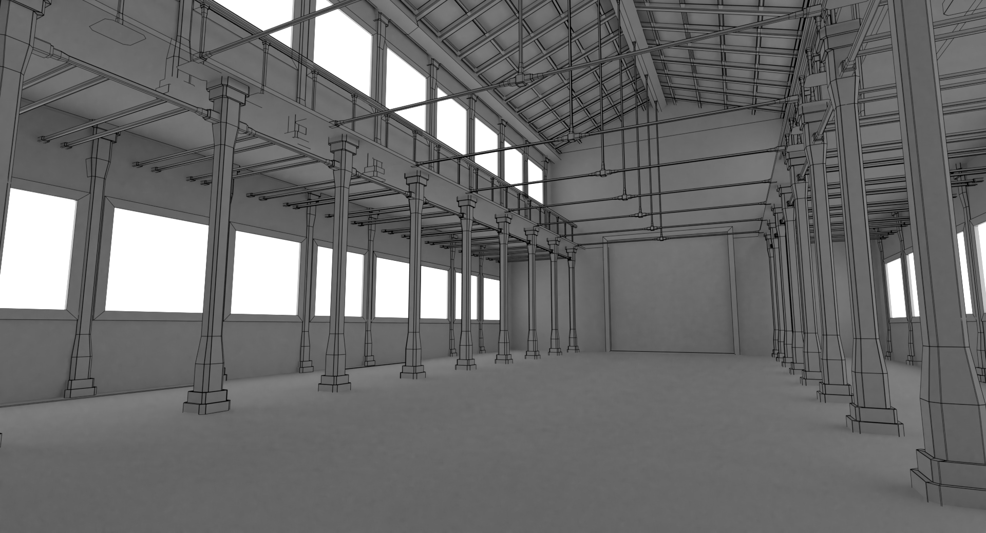 Old warehouse 3D model - TurboSquid 1244783