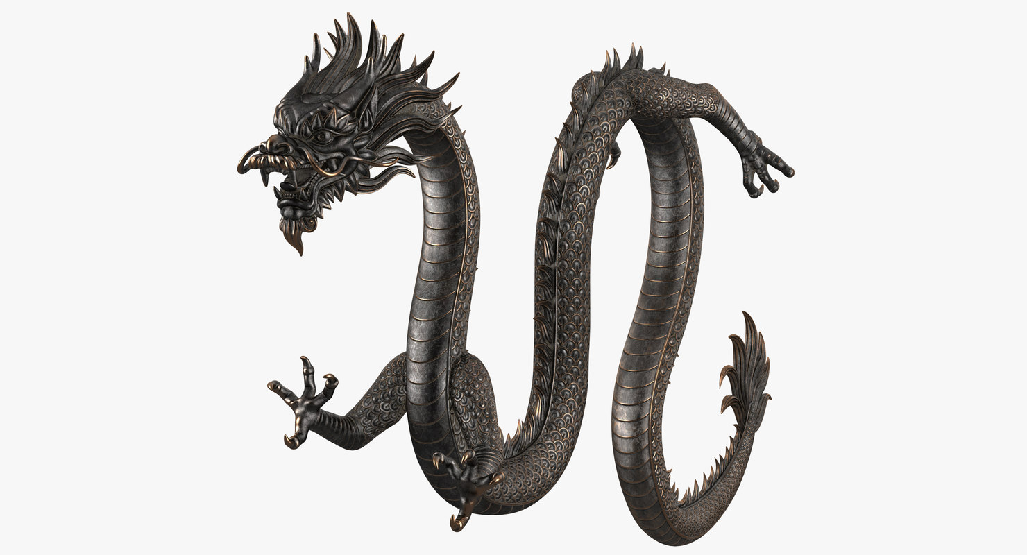 Chinese dragon rig v2 3D model - TurboSquid 1244856