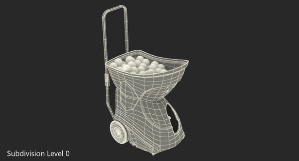 3D portable tennis ball machine - TurboSquid 1244857