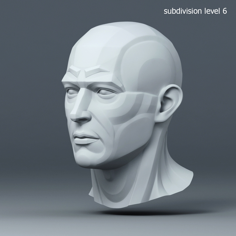Male head model - TurboSquid 1244978