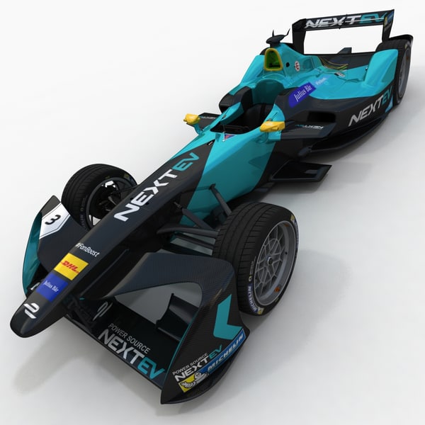 modelo 3d Formula E Season 3 NextEV - TurboSquid 1244982