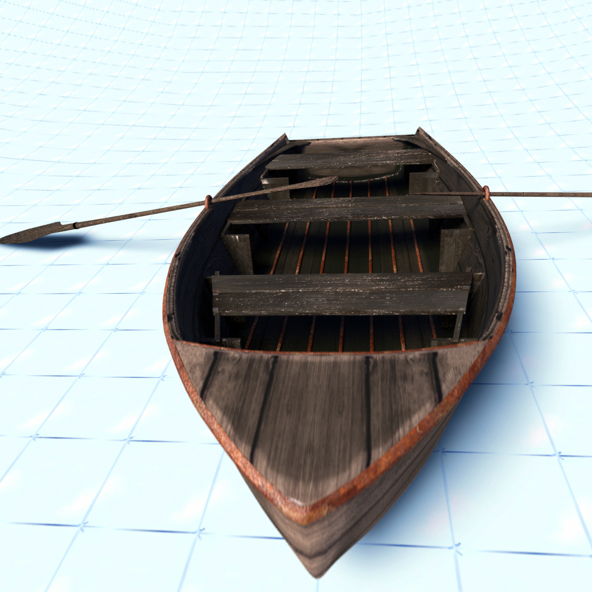 Altes Ruderboot (1) 3D-Modell - TurboSquid 1245015