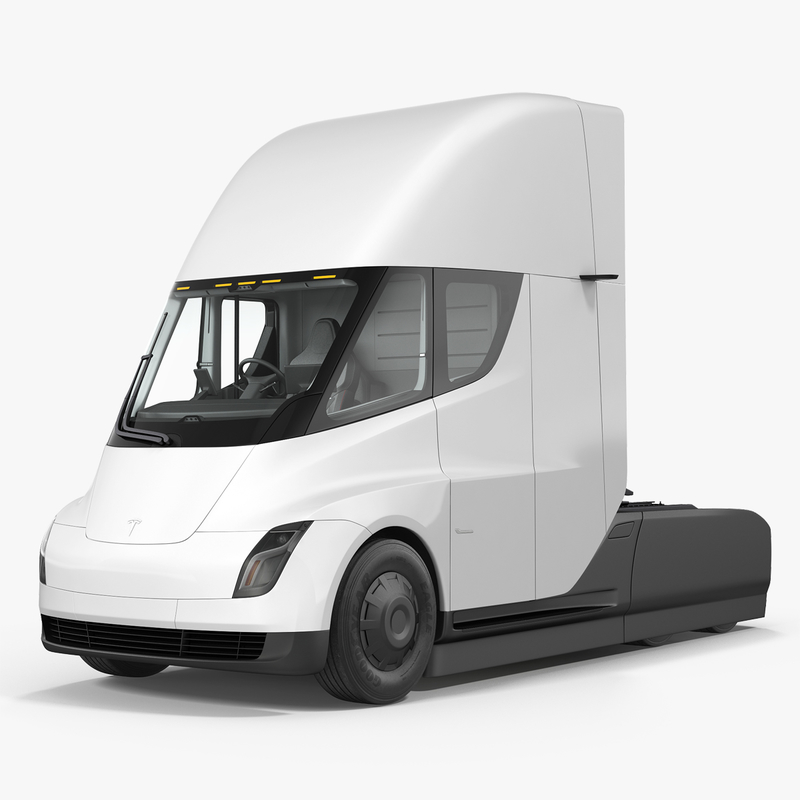 Tesla semi truck 3D model - TurboSquid 1245197