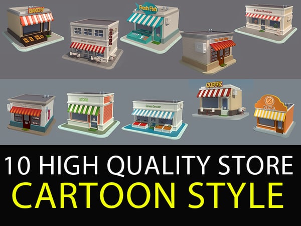 Retail Store 3D Models for Download | TurboSquid