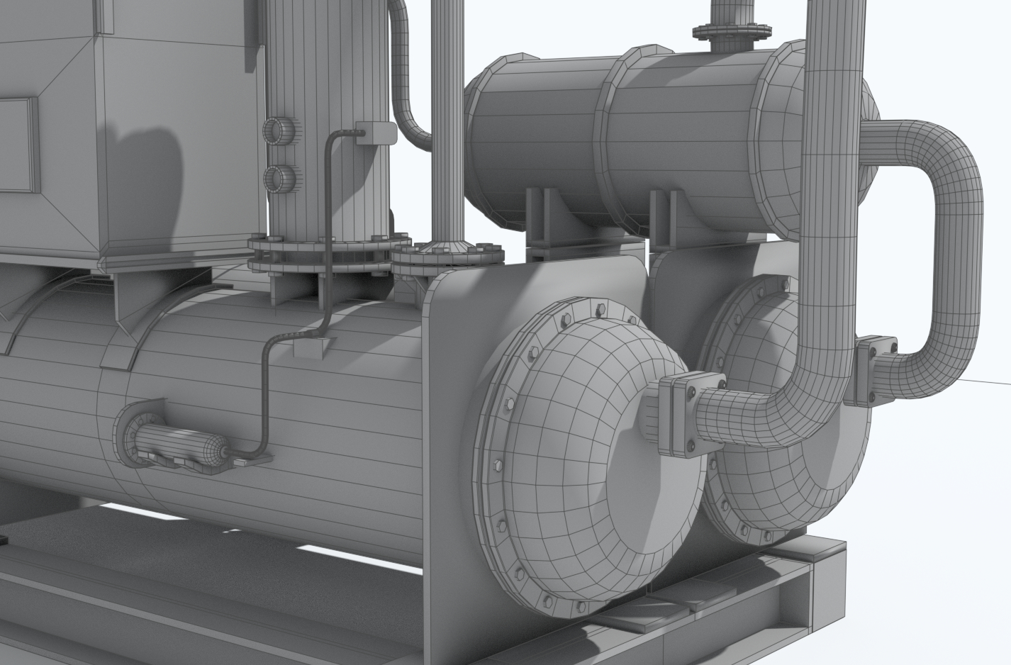 3D industrial chiller - TurboSquid 1245363