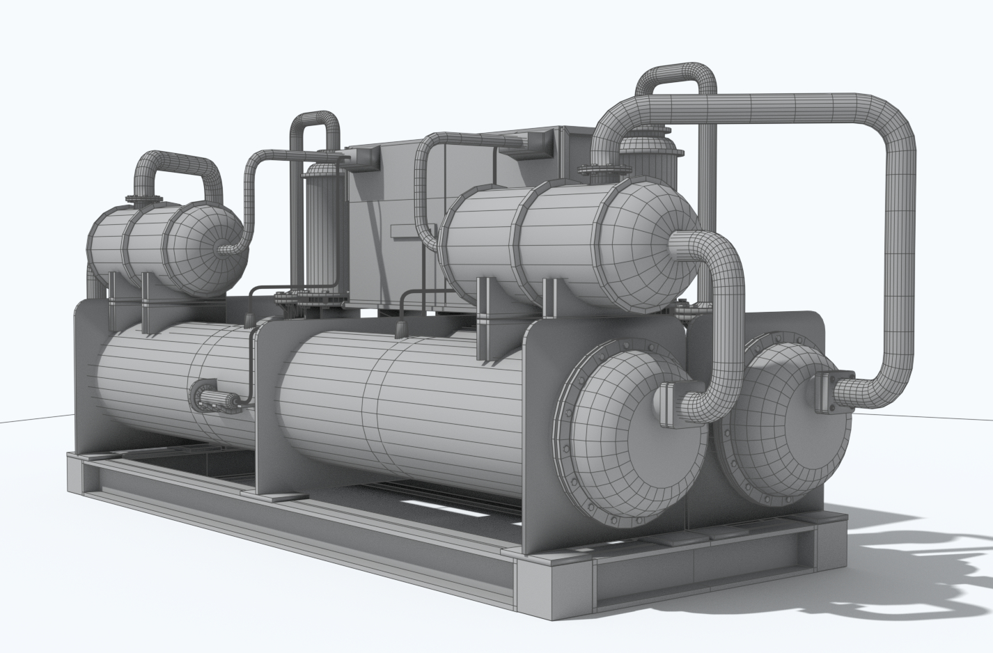 3D industrial chiller - TurboSquid 1245363