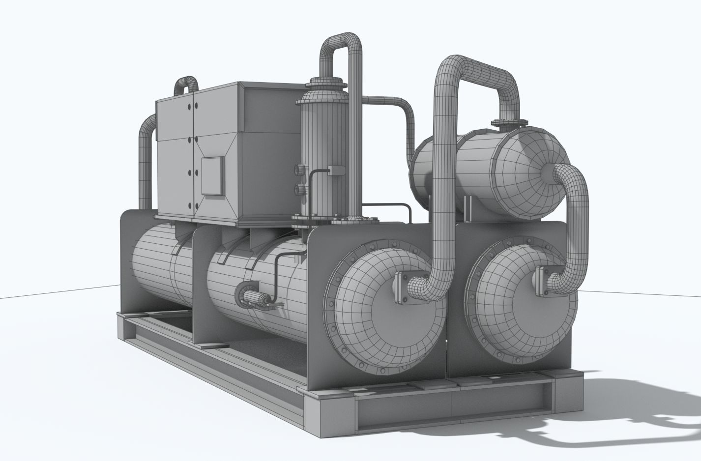 3D industrial chiller - TurboSquid 1245363