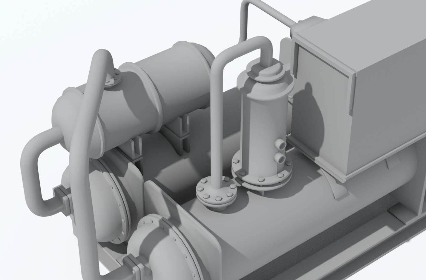 3D industrial chiller - TurboSquid 1245363
