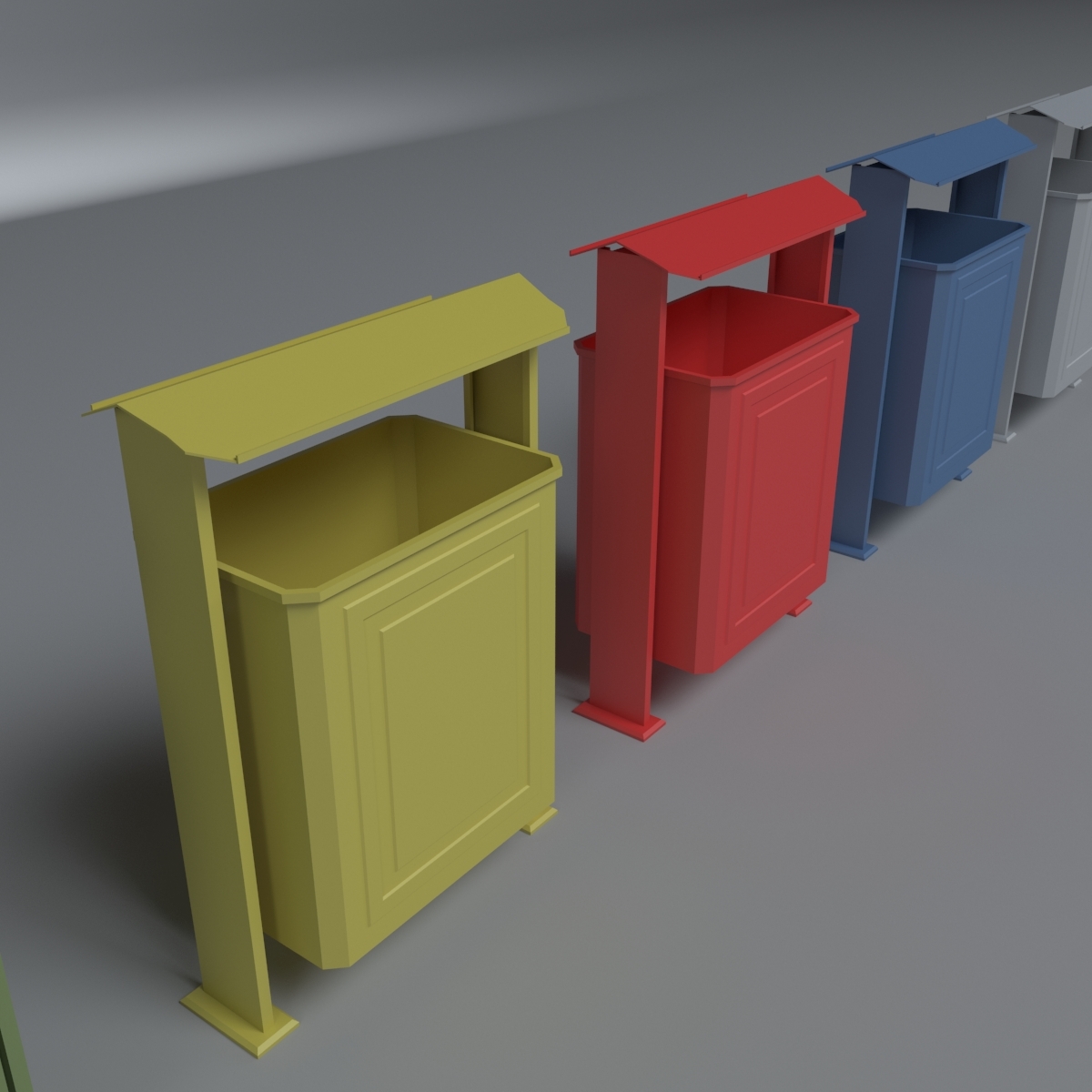 City garbage model - TurboSquid 1245385