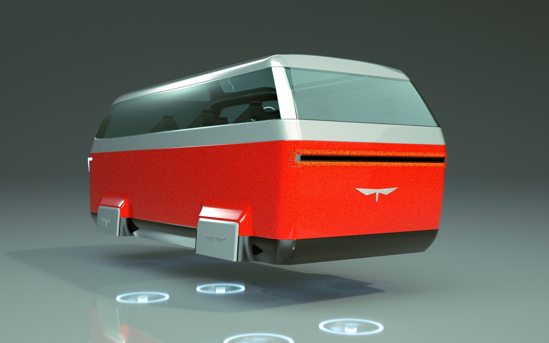 3D hover minivan van - TurboSquid 1245398