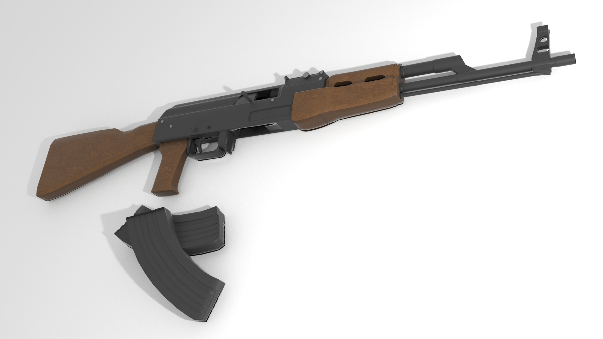 AK47 realista Modelo 3D - TurboSquid 1245405