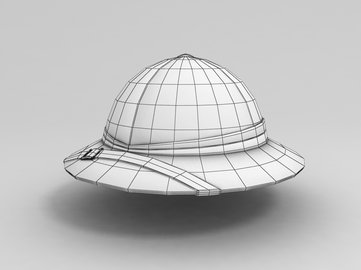 3D pith helmet - TurboSquid 1245487