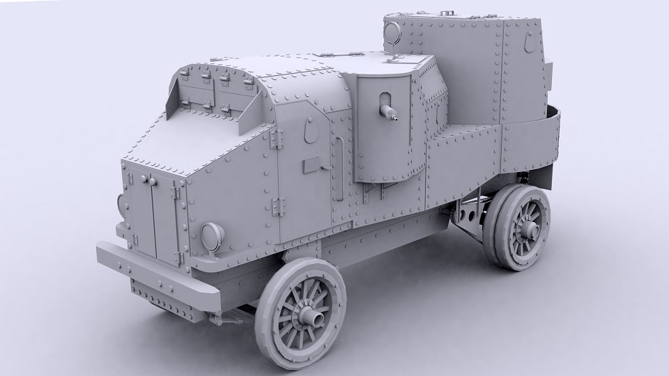 Garford putilov 3D model - TurboSquid 1245582