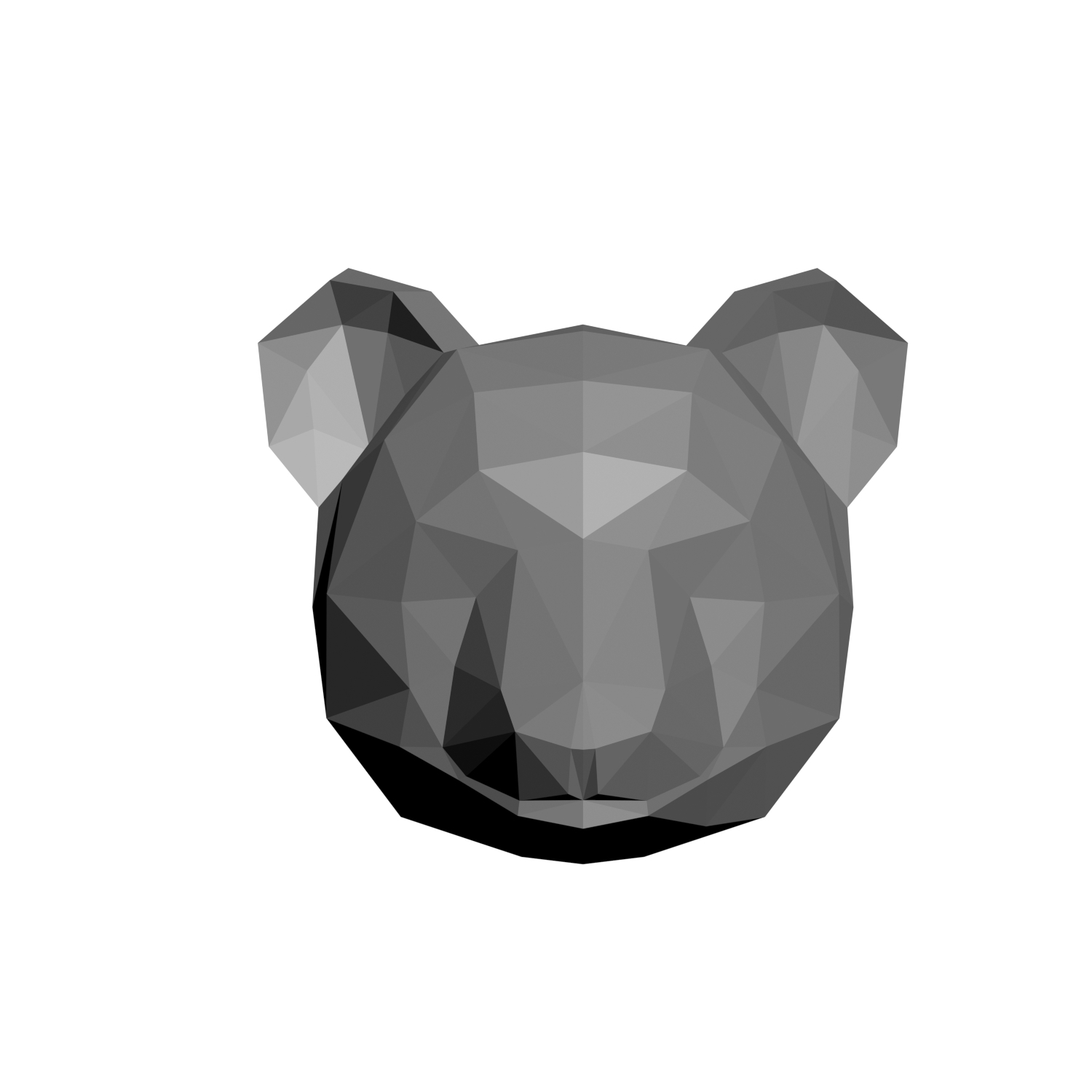 Low-poly panda 3D - TurboSquid 1245630