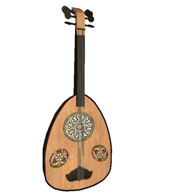 Arabic musical instrument 3D - TurboSquid 1245653
