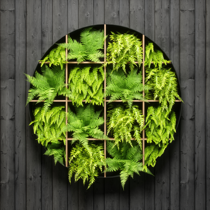 Fern wall panel model - TurboSquid 1245716